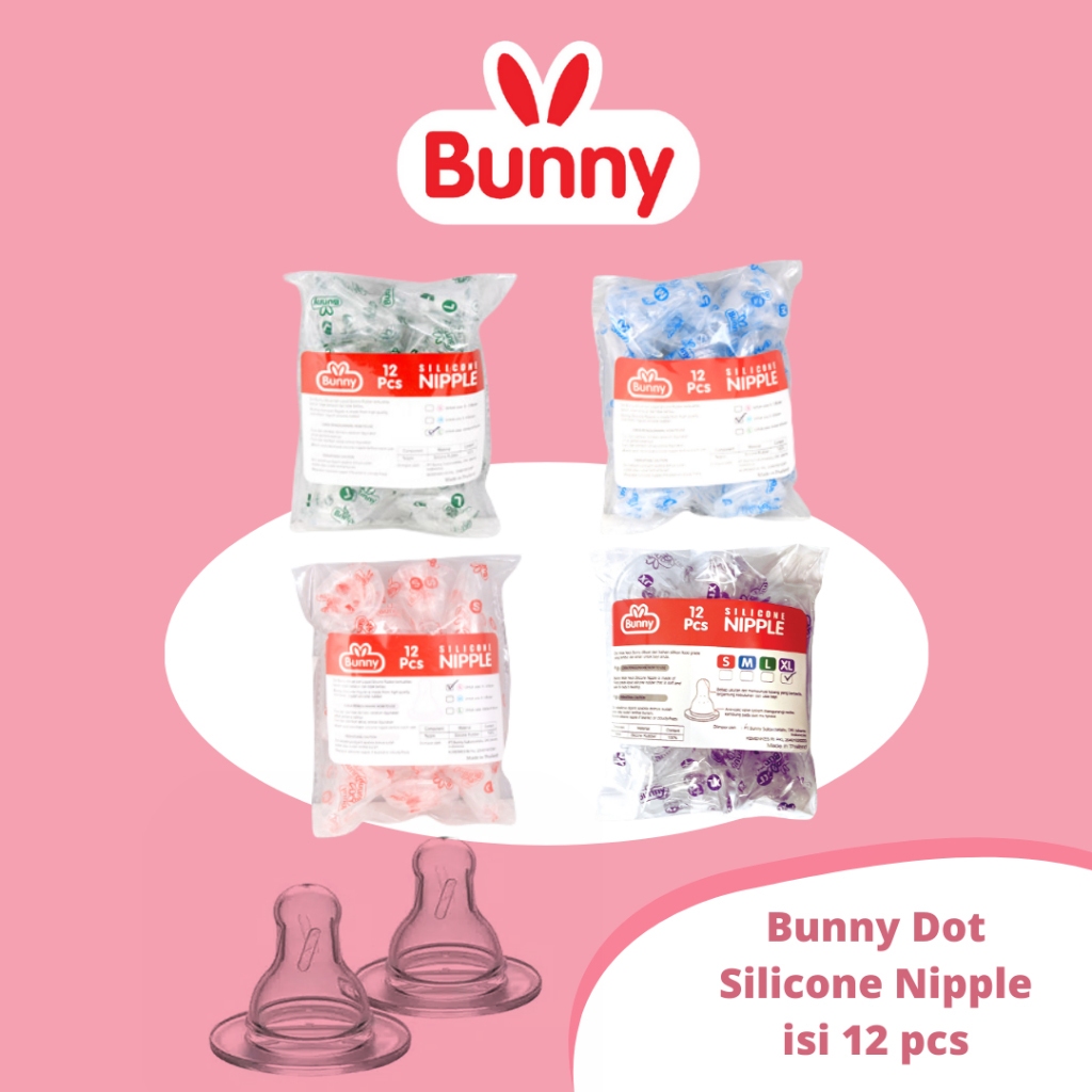 Jual Jessen Lusty Bunny Silicone Nipple Dot Bulat / Gepeng ...