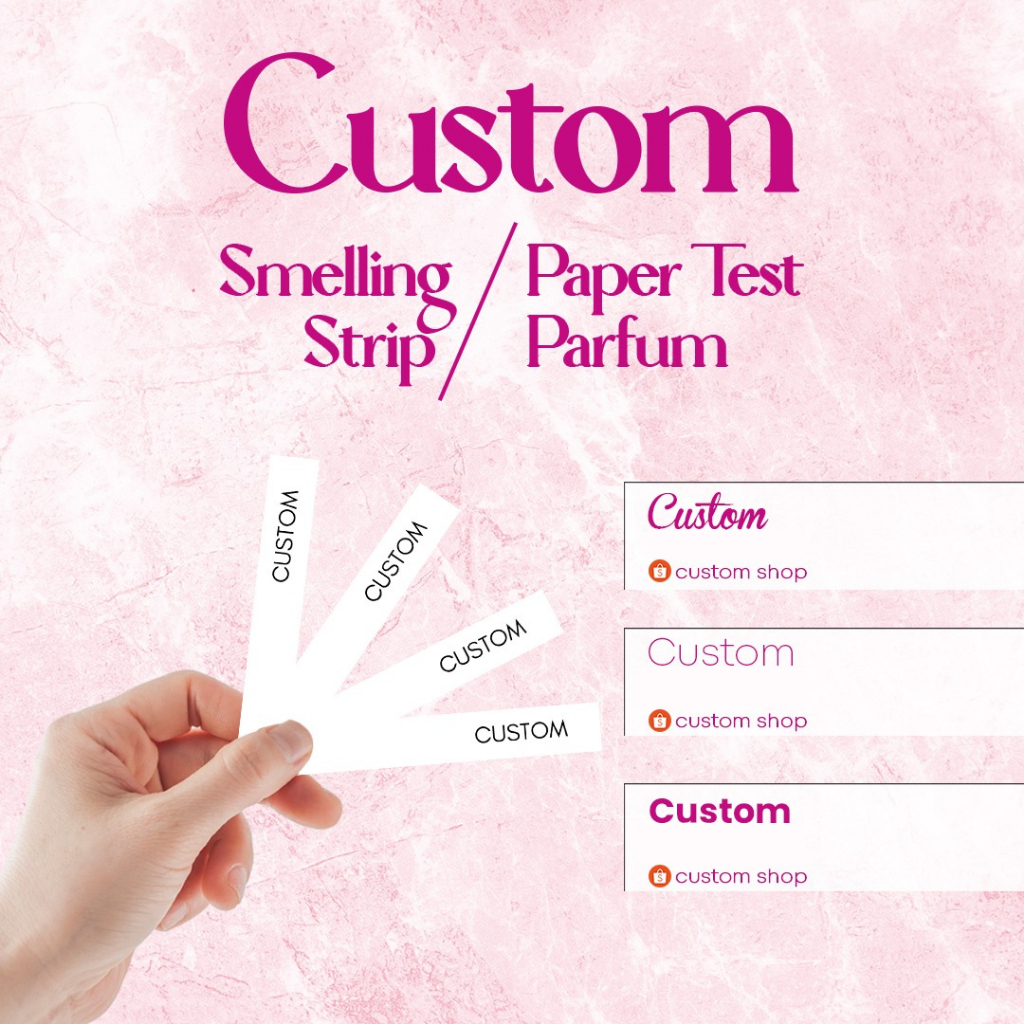 Jual Custom Smelling Strip Perfume / Paper Test Kertas Parfum Free ...