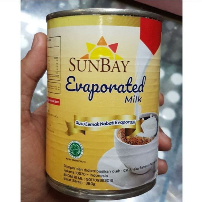 Jual SUSU SUNBAY EVAPORASI 1 KALENG 480 ML | Shopee Indonesia
