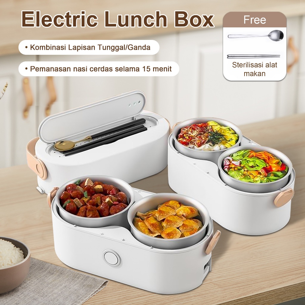 Jual Electric Lunch Box Kotak Makan Listrik Pemanas Makanan Listrik ...