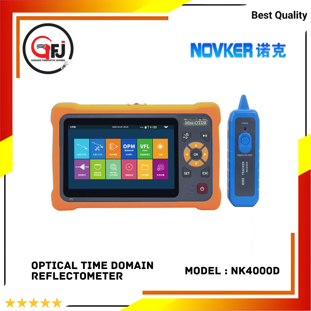 Jual [100% ORIGINAL] OTDR NOVKER NK4000D OPTICAL TIME DOMAIN ...