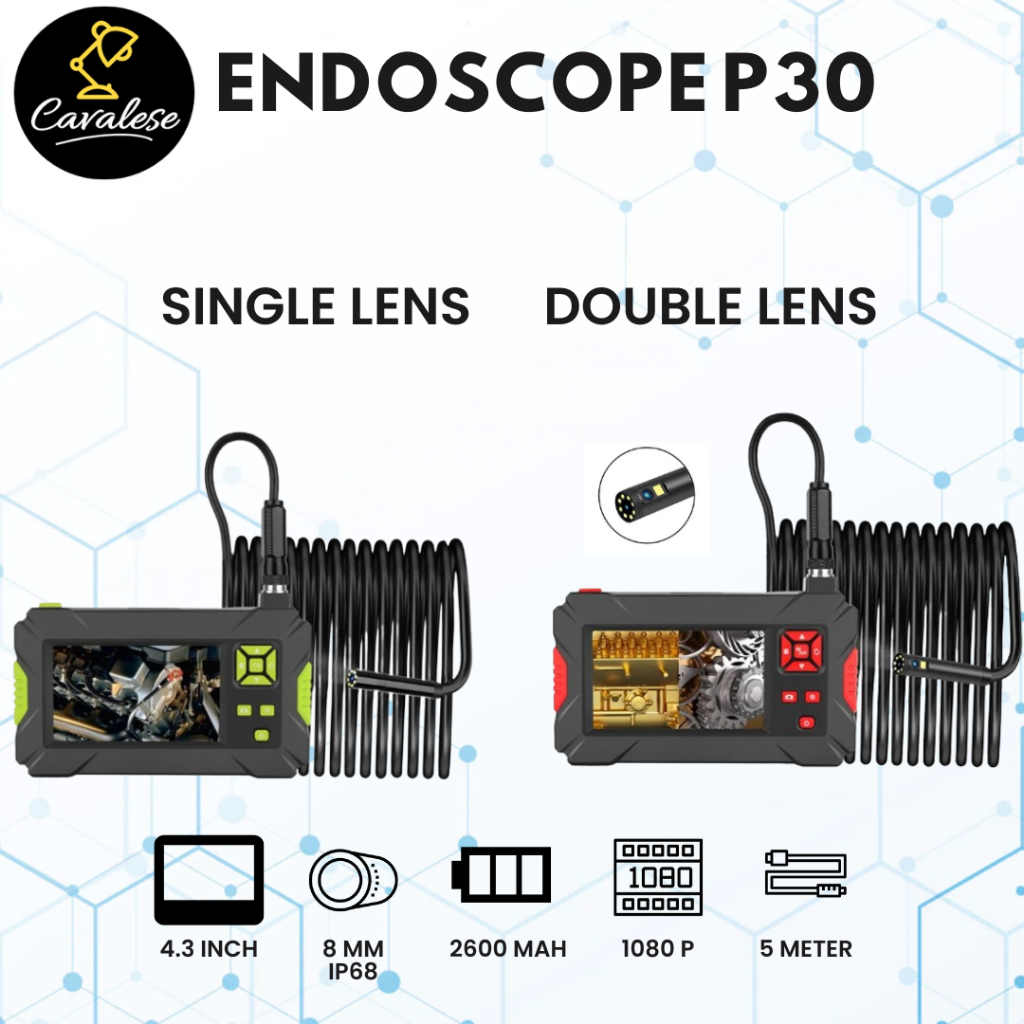 Jual P30 Borescope Industrial Inspection Endoscope Camera Endoscope ...