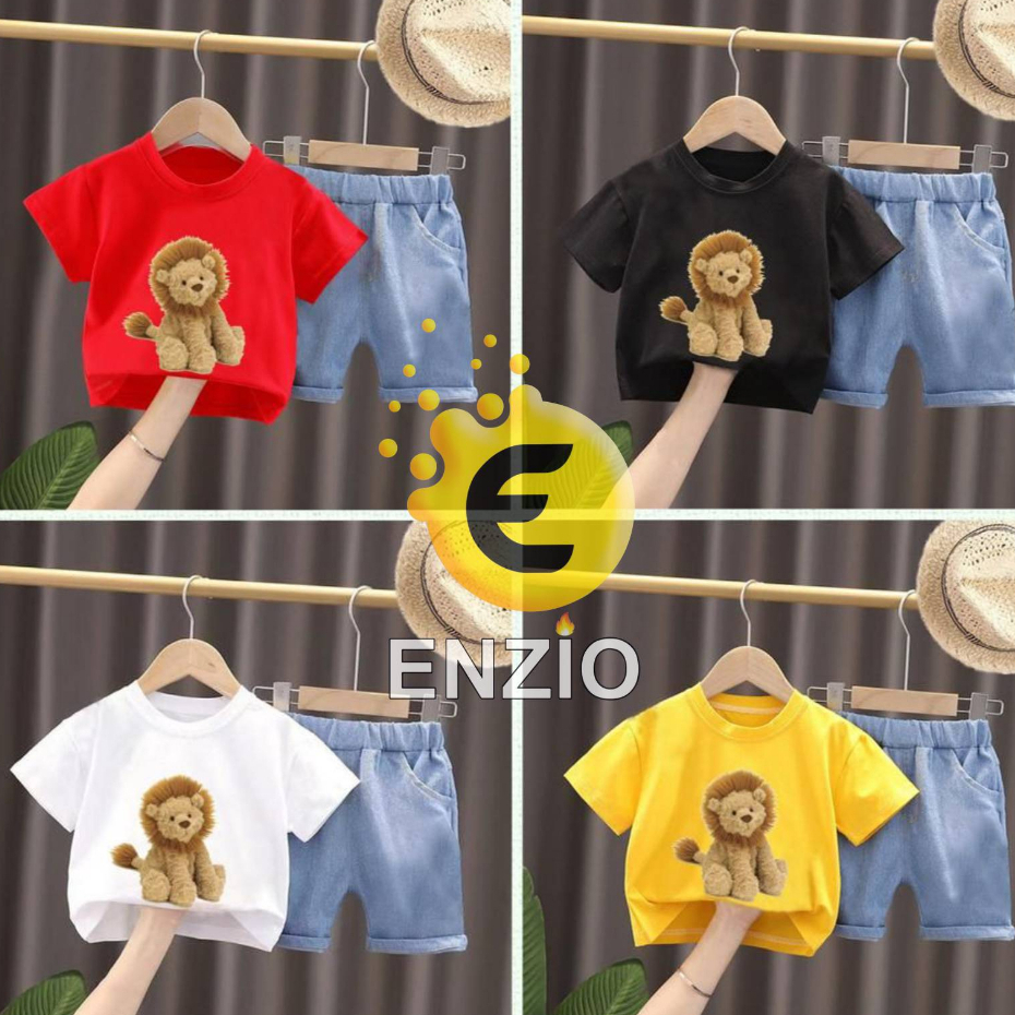 Jual SALE 2.2 Setelan Baju Anak Laki-Laki DTF SIMBA 1-4 Tahun Baju Anak ...