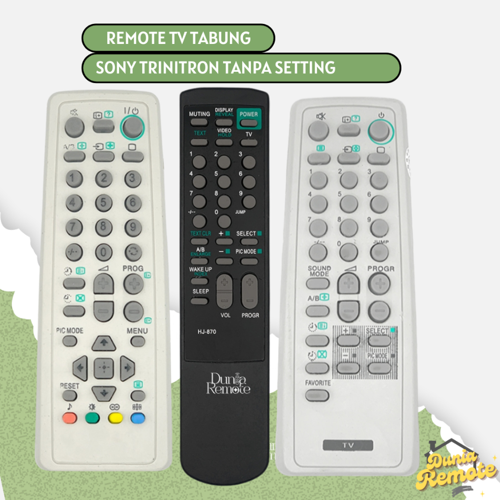 Jual Remote Remot TV SONY TRINITRON Series Tabung | Shopee Indonesia