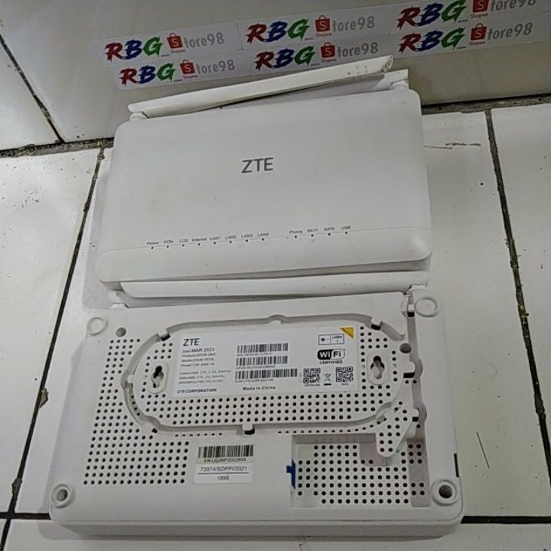 Jual ZTE GPON ONT V1 V2 V3 V4 V5 F670L port biru | Shopee Indonesia