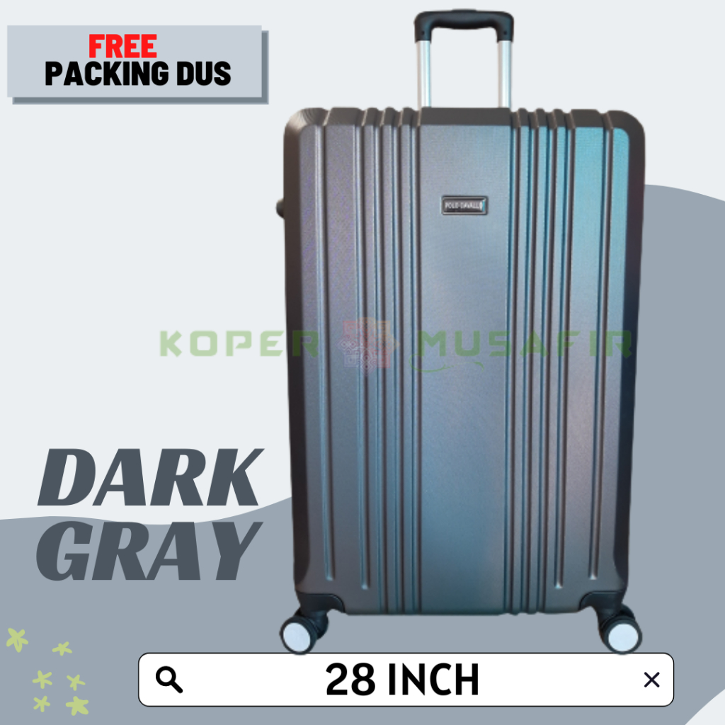 Jual Koper Hardcase ABS POLO LOUIS ORI 6174 28 INCH FREE PACKING DUS ...