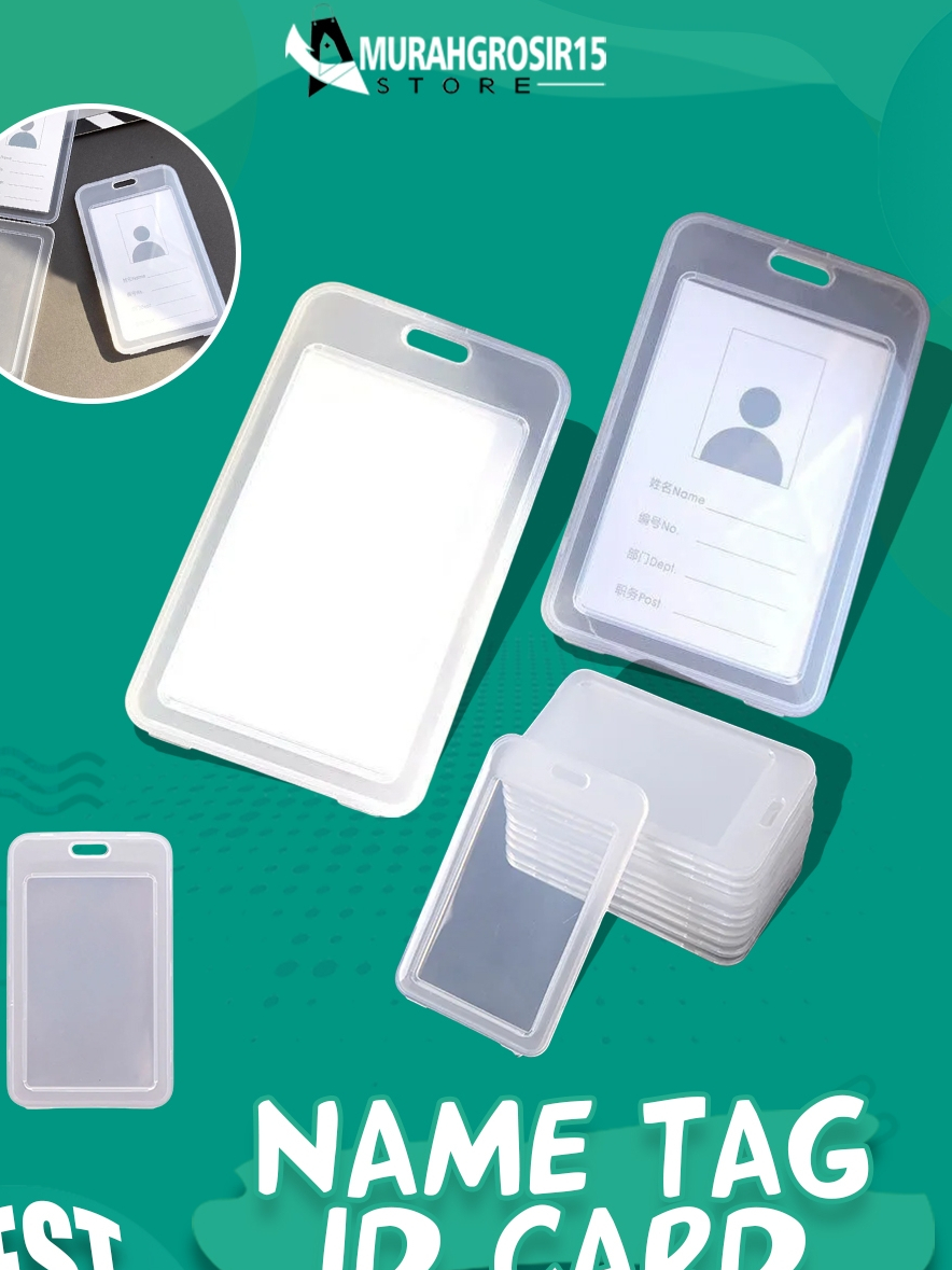 Jual Frame Id Card Casing Id kotak Cassing Id Card Kotak Name Tag Id ...