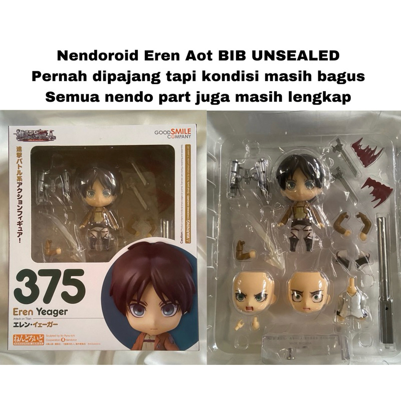 Jual Official Mega Cat Set, Big Standee, Acrylic Block, Nendoroid Eren ...