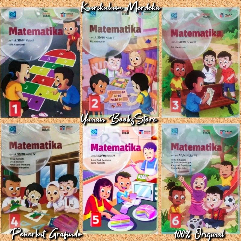 Jual MATEMATIKA GRAFINDO SD/Mi Kls 1_2_3_4_5_6/KM | Shopee Indonesia