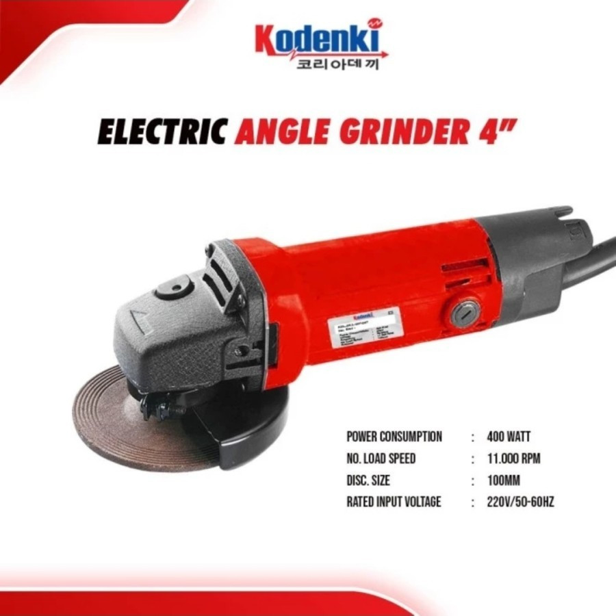 Jual KODENKI Mesin Gerinda Tangan 4 inch MURAH / Angle Grinder Grinda ...