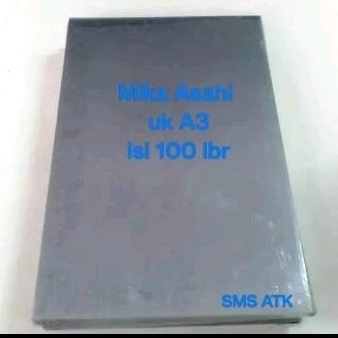 Jual Mika Jilid Asahi uk A3 bening @100lbr | Shopee Indonesia