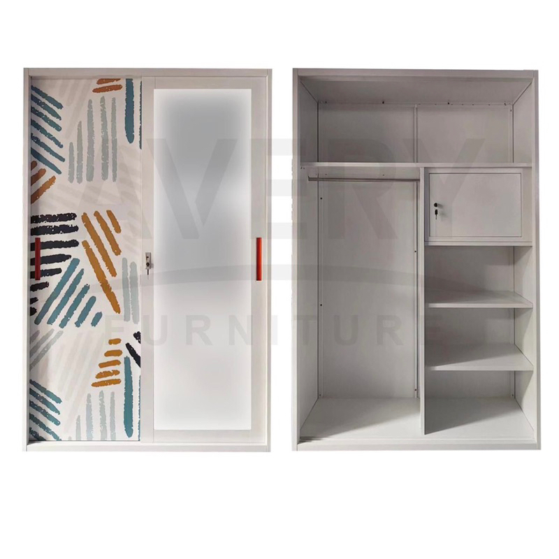 Jual Lemari Baju Sliding Besi STREAK - Lemari Baju Sliding - Almari ...