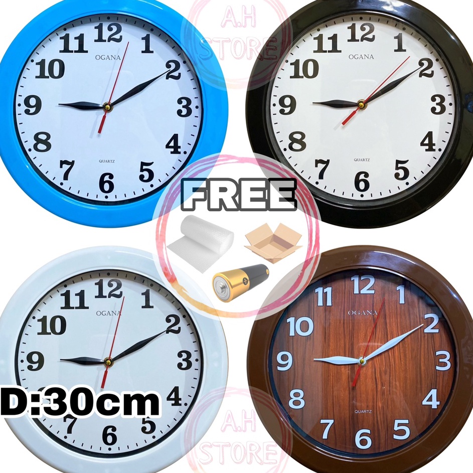 Jual Yhf JAM DINDING POLOS 3CM | Shopee Indonesia