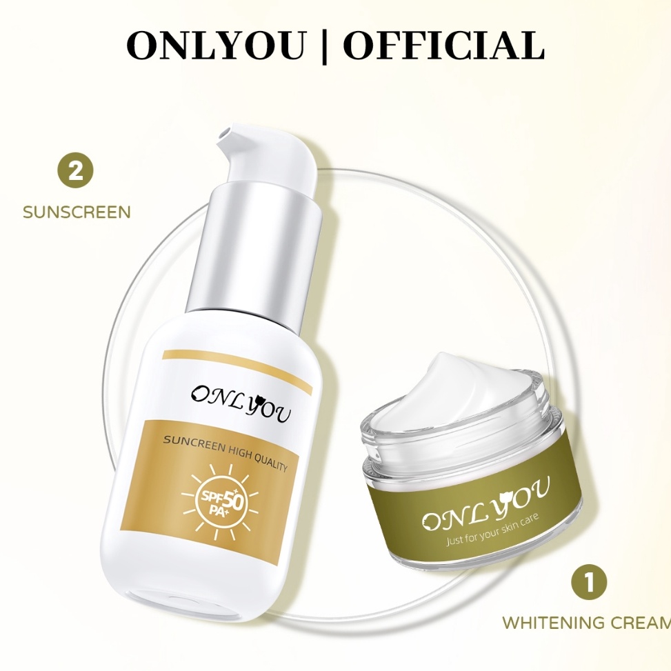 Jual Original ONLYOU MAKEUP PAKTE Moisturizer cream Whitening Fade Dark ...