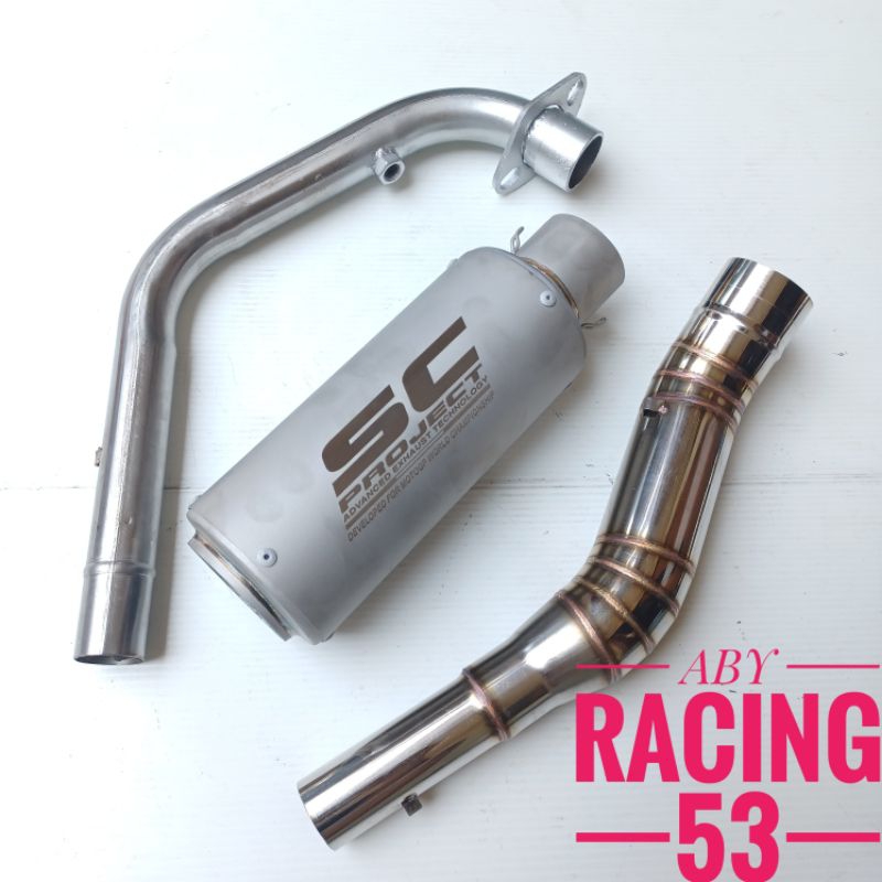 Jual Knalpot Racing SC PROJECT SANDBLAST CR-T Cbr150r FACELIFT - CBR ...