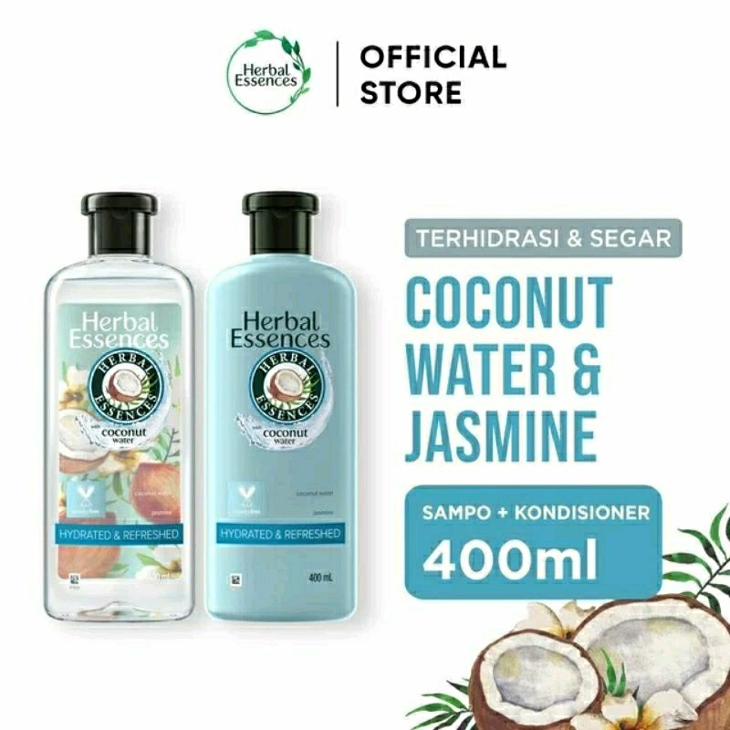 Jual Herbal Essences Classic Coconut Water & Jasmine 400ml | Shopee Indonesia