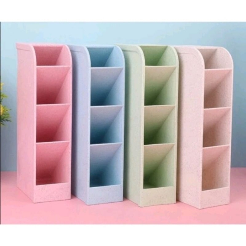 Jual Rak Mini 4 Sekat Tempat Sendok Alat Tulis Kantor Meja Organizer ...