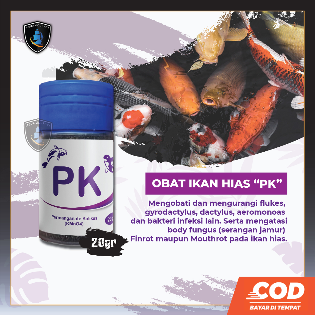 Jual PK Obat ikan koi koki Peka khusus untuk ikan permanganas kalikus ...