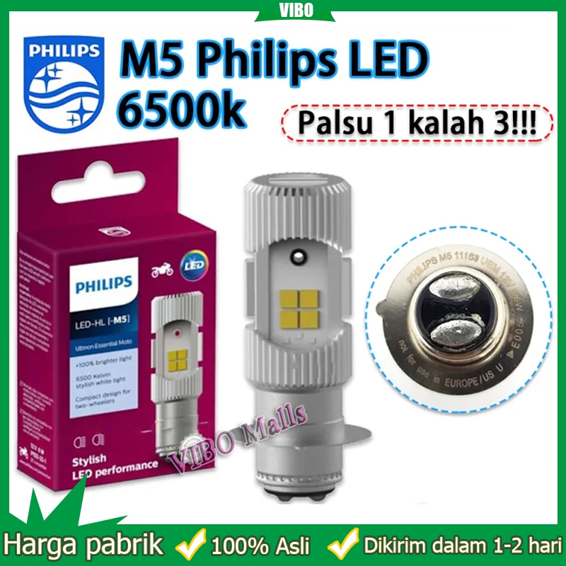Jual (Palsu 1 bayar 3!!!) LAMPU DEPAN MOTOR LED PHILIPS-LAMPU LED 2SISI ...
