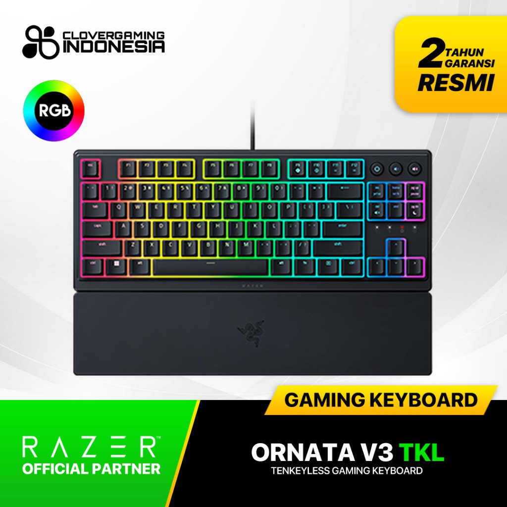 Jual Razer Ornata V3 TKL Mecha Membrane Low Profile Wired Gaming ...
