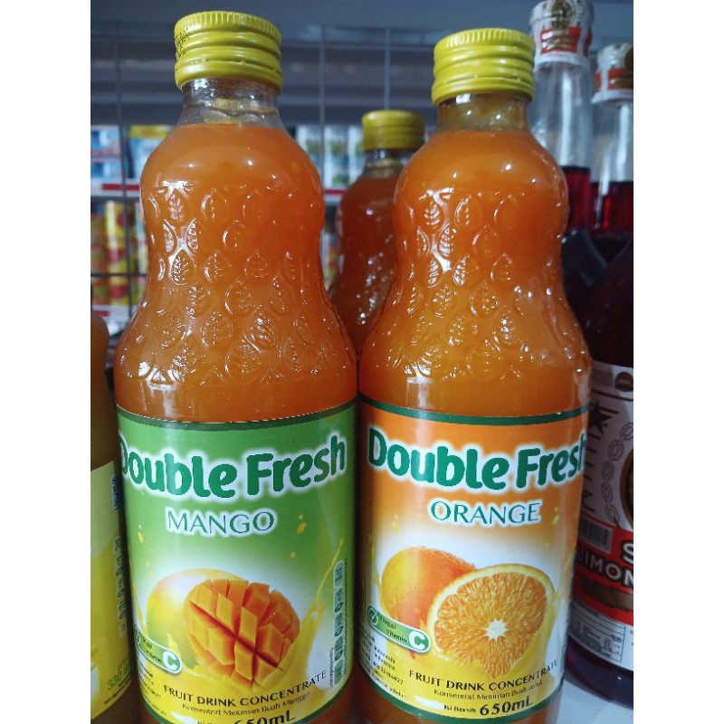 Jual Double Fresh Manggo dan Orange 650ml | Shopee Indonesia