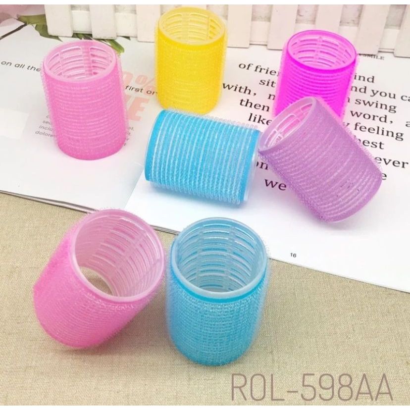 Jual ROLL RAMBUT BESAR MURAH 4.5cm (WARNA RANDOM) | Shopee Indonesia
