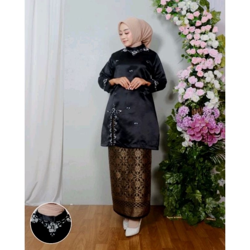 Jual Ready Setelan Baju Kurung Melayu Payet modern//Baju Kurung Melayu Malaysia/Setelan Kebaya ...