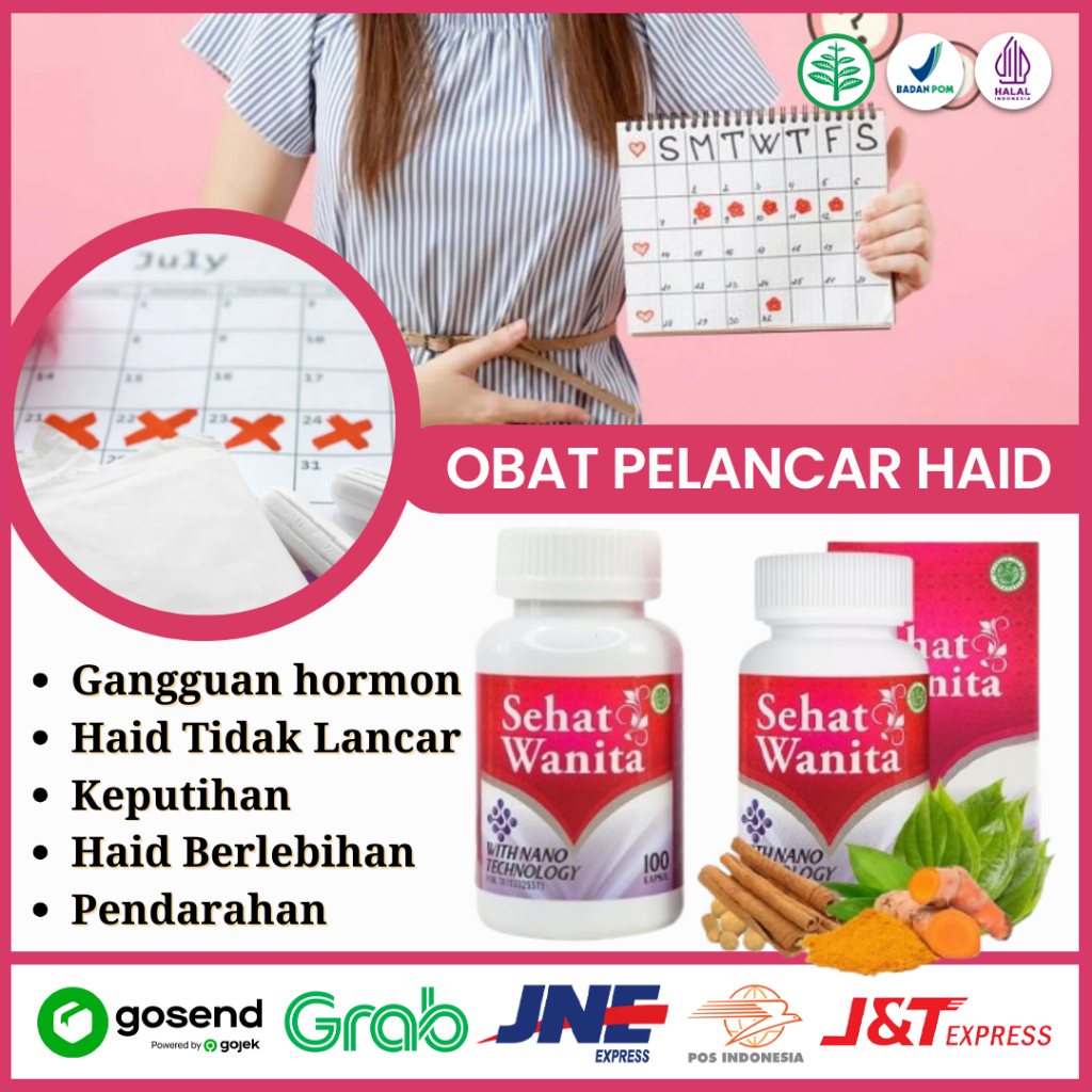 Jual Obat Melancarkan Haid Aman Obat Menstruasi Obat Telat Haid Obat ...
