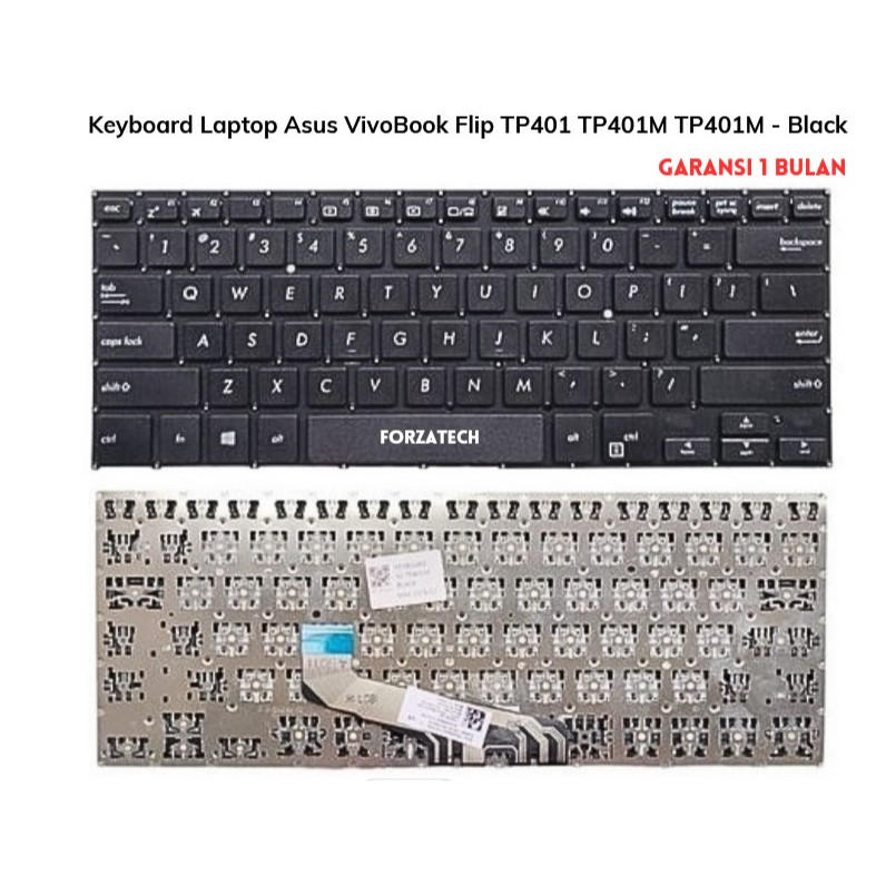 Jual Keyboard Laptop Asus VivoBook Flip TP401 TP401M TP401M TP401CA ...