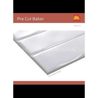 Jual Keramik 30x30 Pre Cut ROMAN Baker White Model List Putih Elegan ...