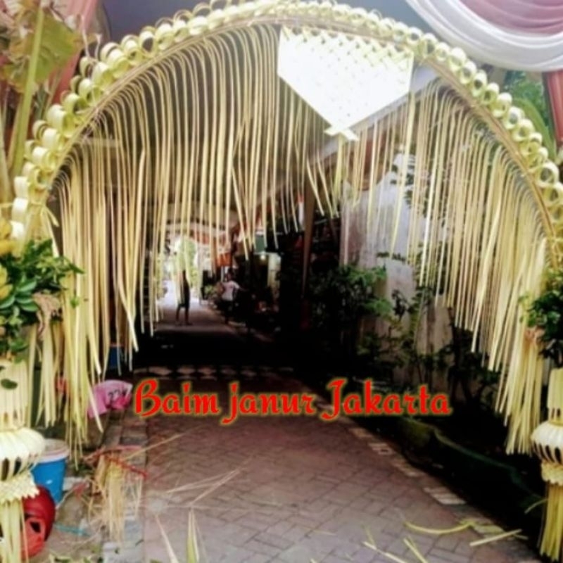 Jual janur tuwuhan/dekorasi ada | Shopee Indonesia