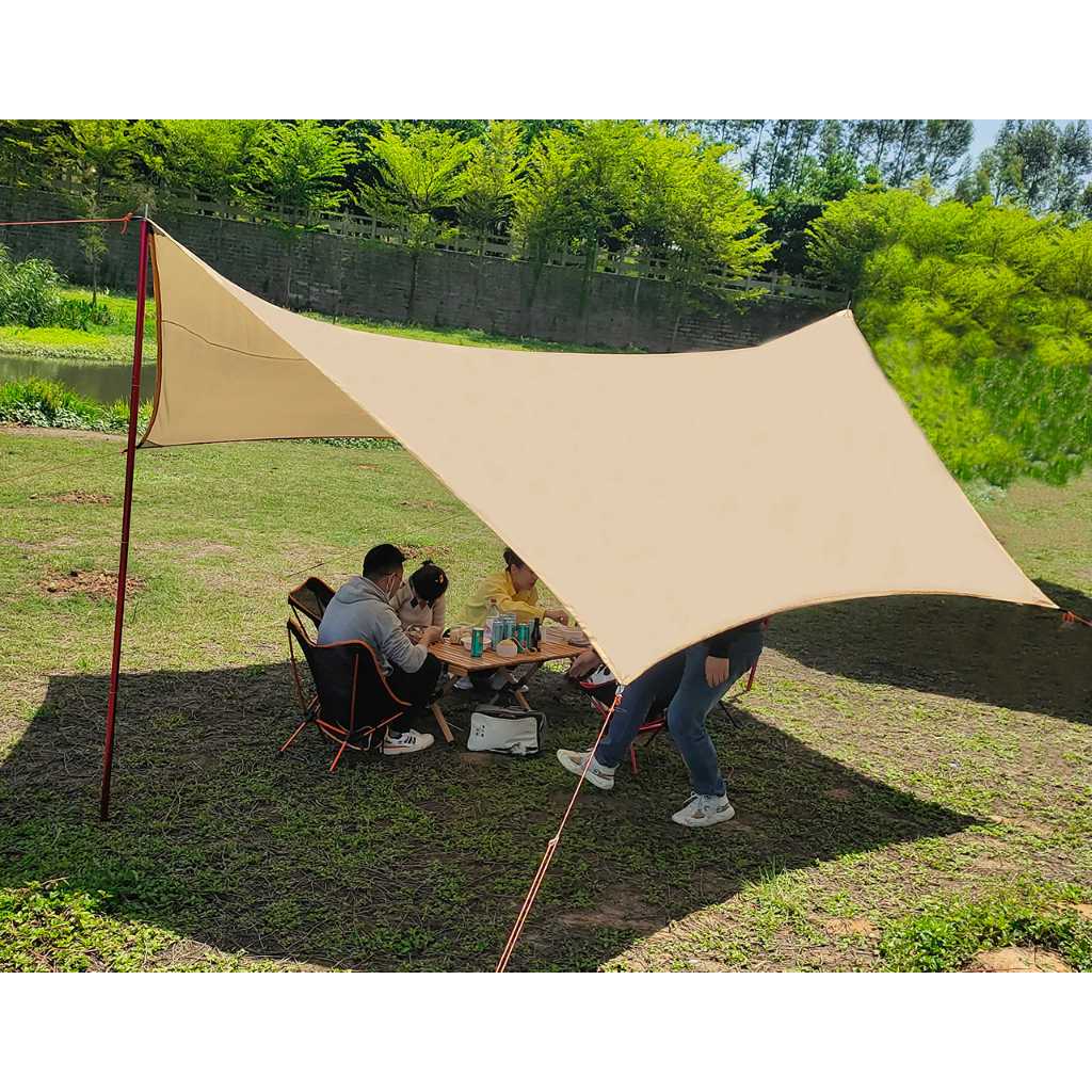 Jual Flysheet hexagonal ukuran 3x4 bahan cordura waterproof | Shopee ...