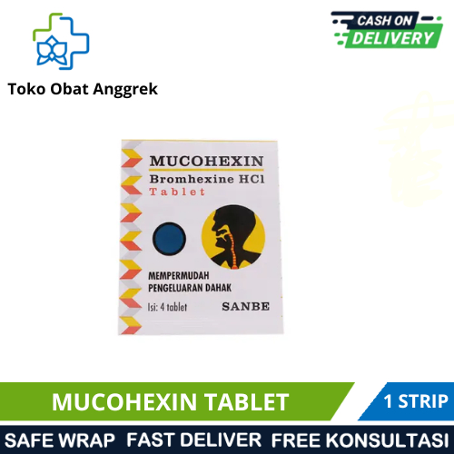 Jual MUCOHEXIN TABLET/OBAT BATUK BERDAHAK/MELEGAKAN TENGGOROKAN ...