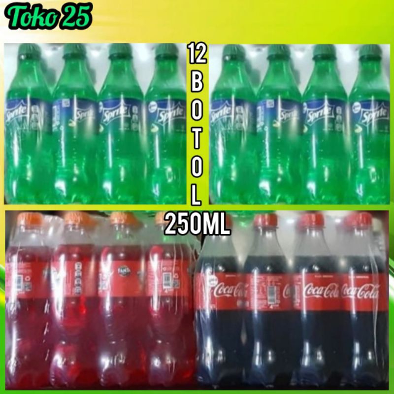 Jual Sprite Fanta Coca Cola 1 Dus 250ml | Shopee Indonesia