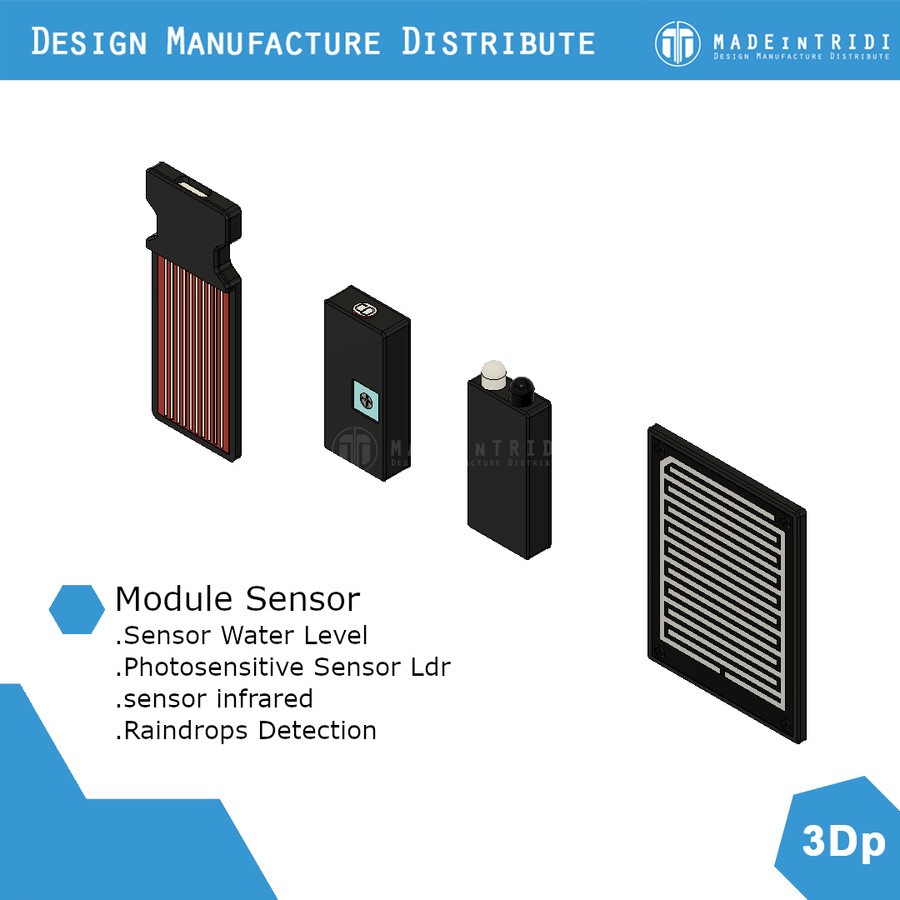 Jual Water level sensor module casing / LDR / IR infrared / rain sensor ...