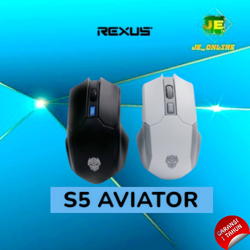 Jual Rexus Mouse Wireless Gaming Xierra S5 Aviator NEW EDITION | Shopee ...