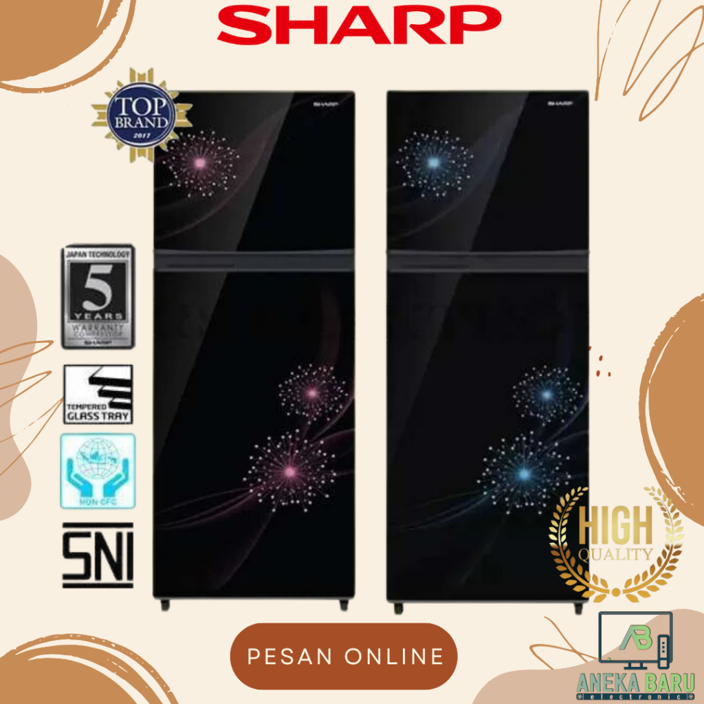 Jual [READY & COD] Sharp Kulkas 2 Pintu SJ-317MG / 317MG / SJ 317 MG ...