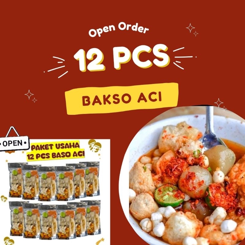 Jual PAKET BAKSO ACI 12 PCS | Shopee Indonesia