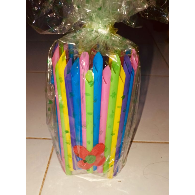 Jual kerajinan dari sedotan tempat pensil | Shopee Indonesia