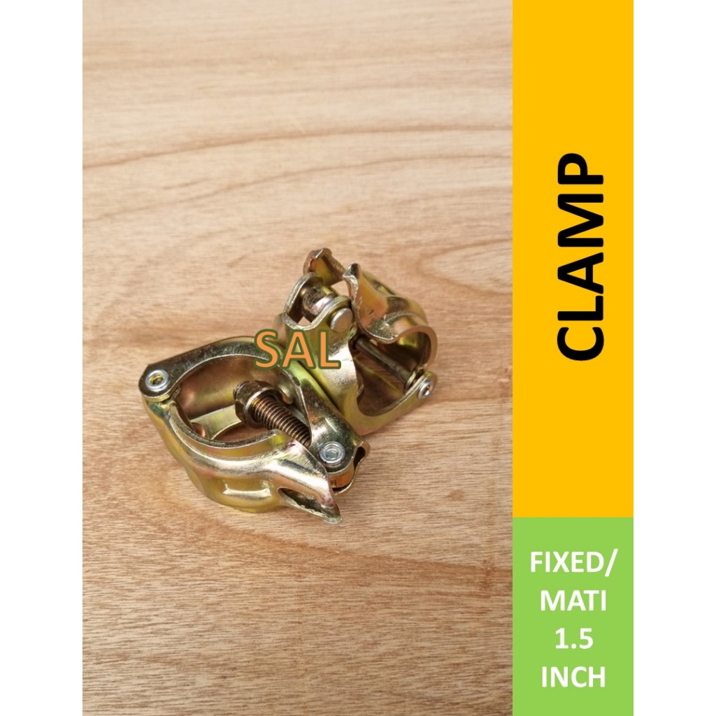 Jual Clamp ( Mati / Fixed ) 1.5 Inch Scaffolding Steger | Shopee Indonesia