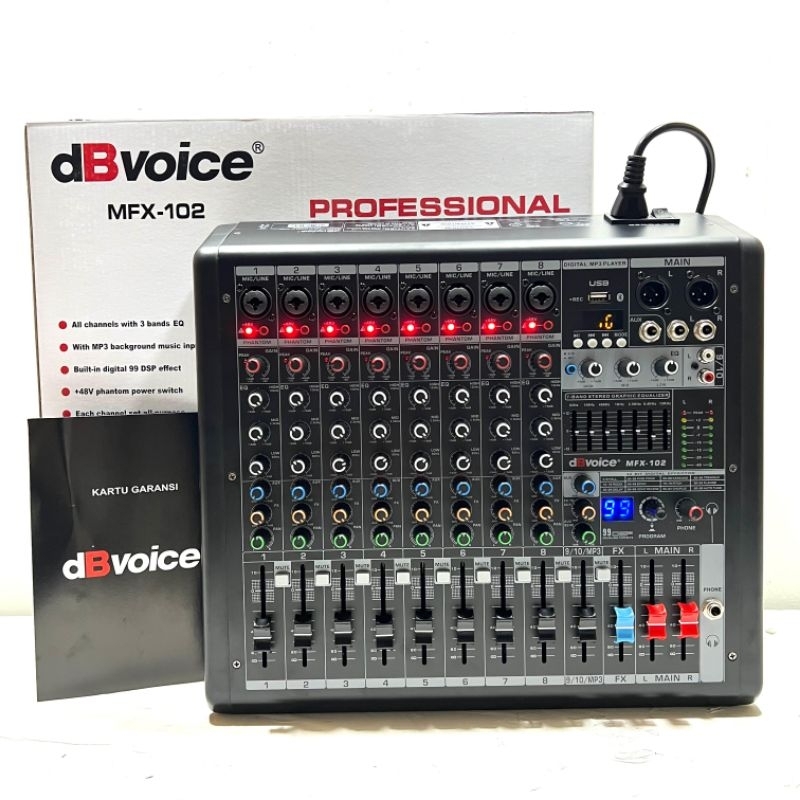 Jual Audio Mixer dB Voice MFX 102 Original dbvoice MFX102 mixer audio ...