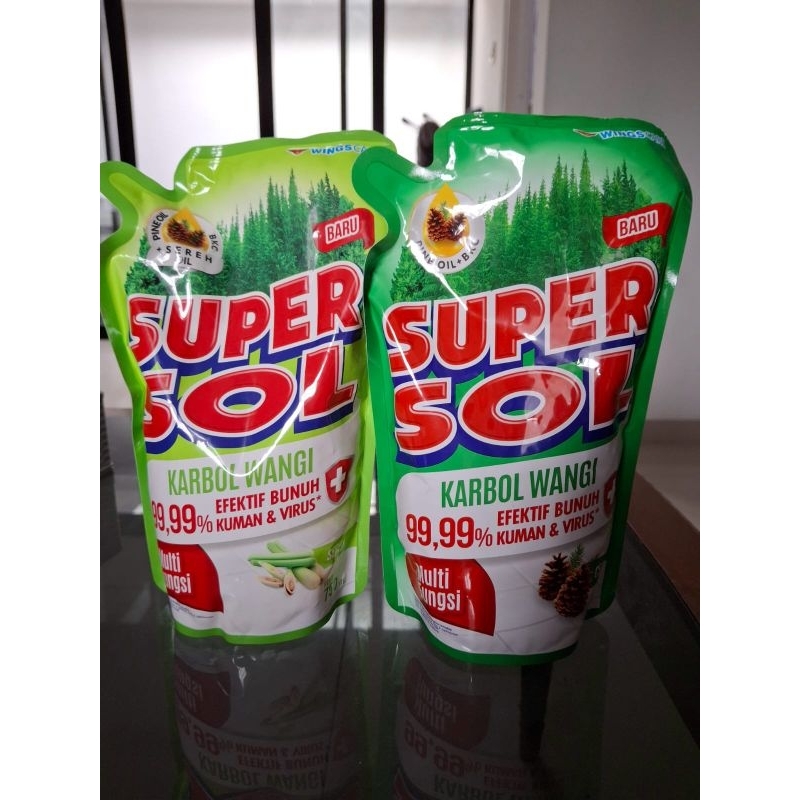 Jual SUPERSOL KARBOL 750ML | Shopee Indonesia