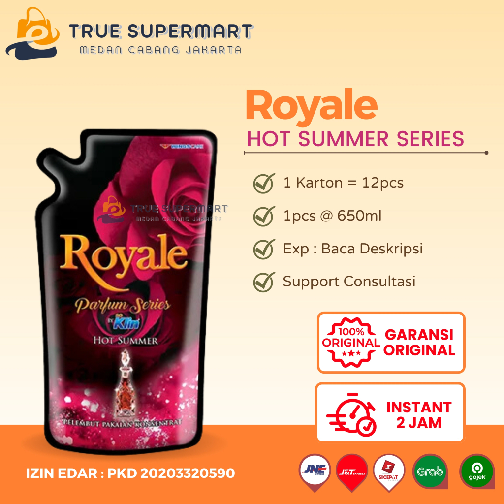 Jual Laundry Product ROYALE Hot Summer Parfum Series, Pewangi dan ...
