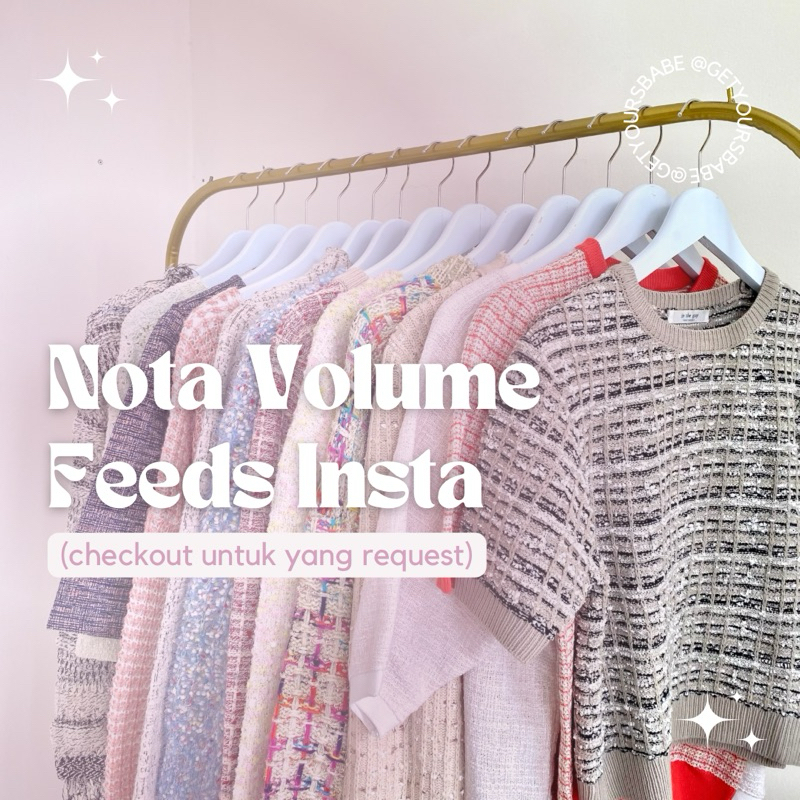 Jual Nota Volume Feeds (sudah termasuk pajak) | Shopee Indonesia