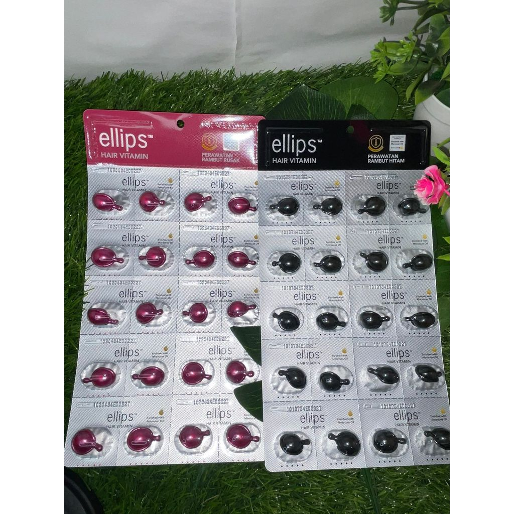 Jual VITAMIN RAMBUT ELLIPS 20 KAPSUL | Shopee Indonesia