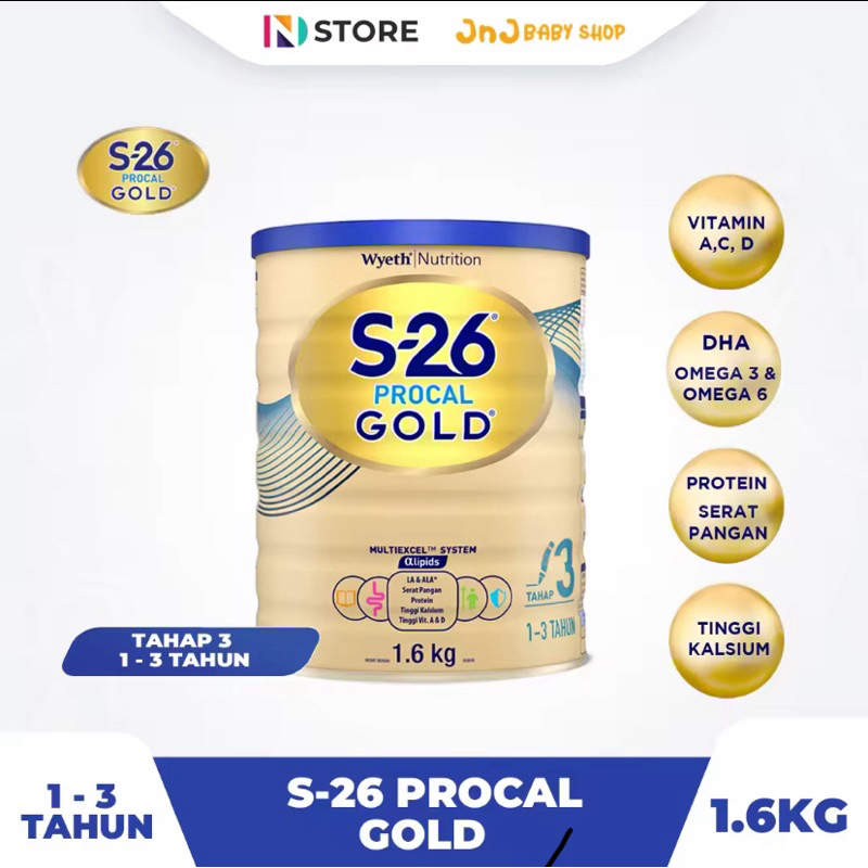 Jual Susu S26 Procal Gold Tahap 3 1,6kg | Shopee Indonesia