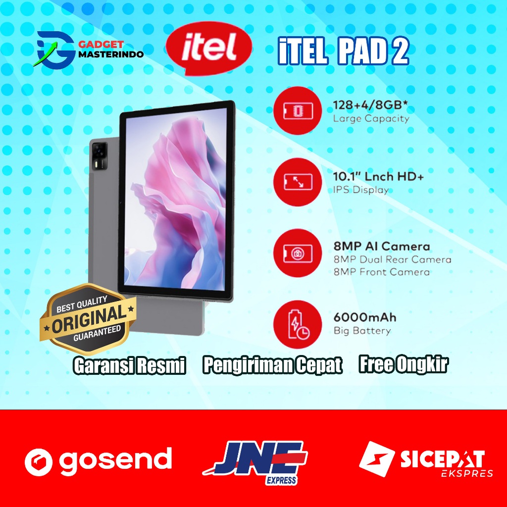 Jual Itel PAD 2 (4GB/128GB) Garansi Resmi | Shopee Indonesia