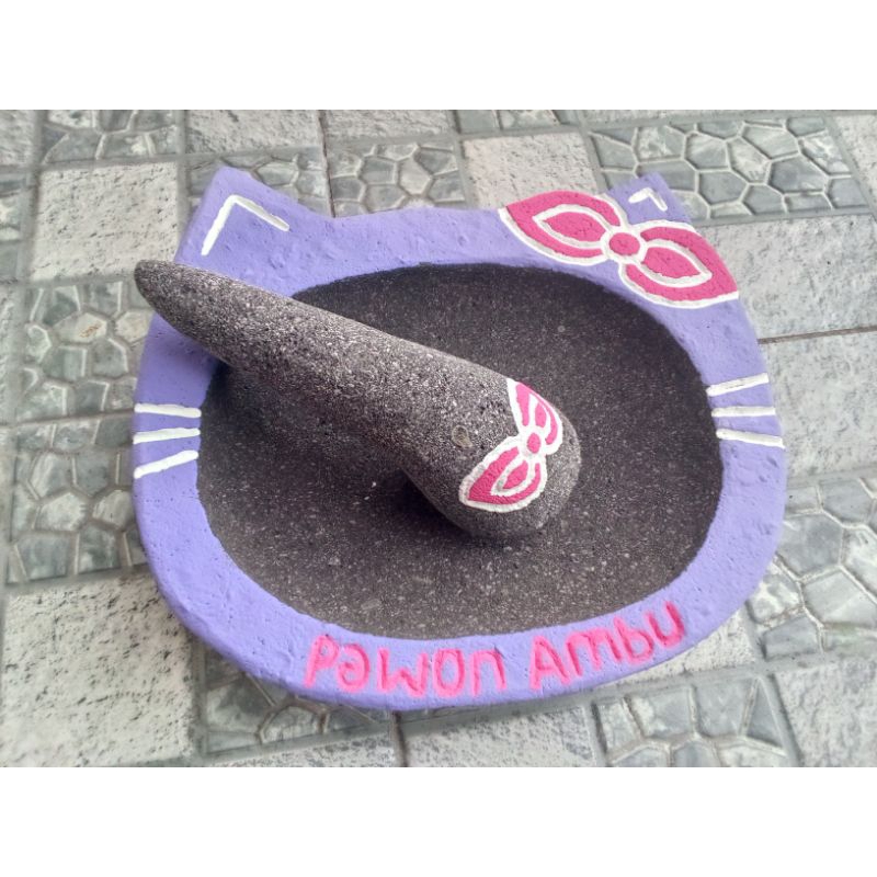 Jual Cobek karakter batu merapi asli | Shopee Indonesia