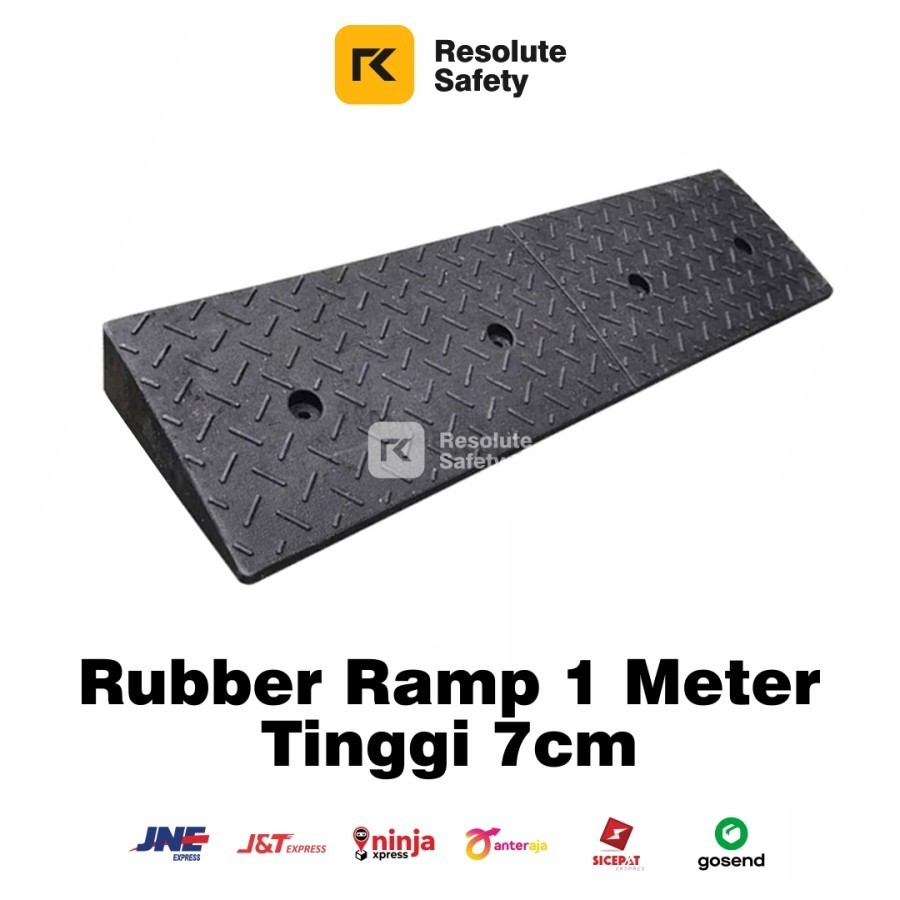 Jual Karet Tanjakan Alas Miring / Heavy Duty Rubber Car Ramp 7 cm x 1 ...