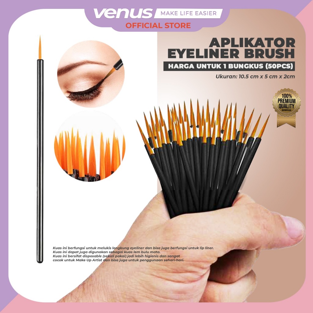 Jual VENUSJKT - 50Pcs Disposable Eyeliner / Disposable Lip Liner ...